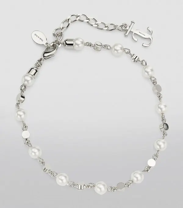 JIMMY CHOO Pearl Crystal Anklet