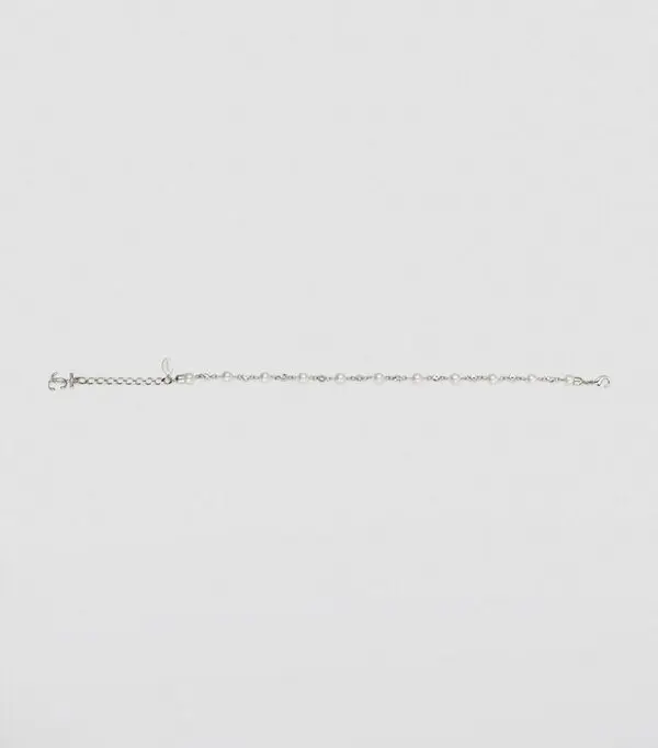 JIMMY CHOO Pearl Crystal Anklet