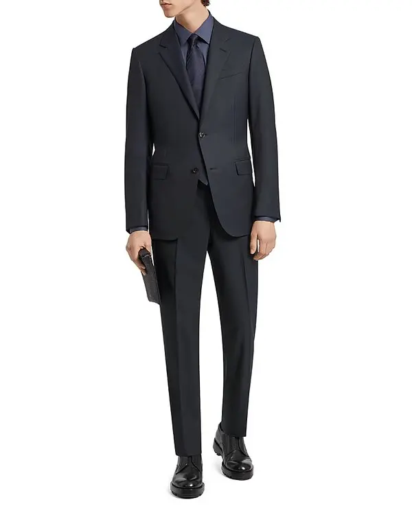 Zegna Trofeo Regular Fit Suit - Navy