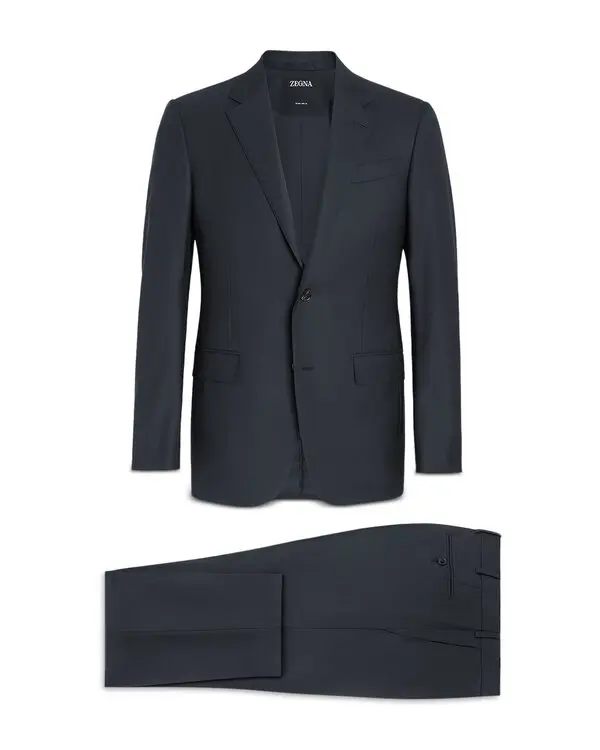 Zegna Trofeo Regular Fit Suit - Navy