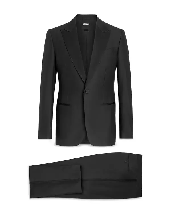 Zegna Trofeo 600 Tailoring Evening Suit - Black
