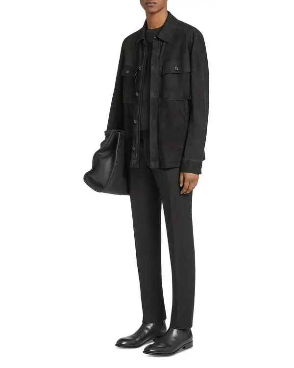 Zegna Cashseta Light Crewneck Sweater - Black