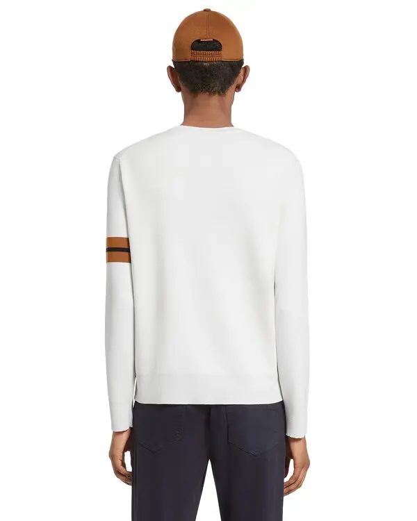 Zegna High Performance Wool Crewneck Sweater