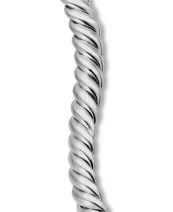 David Yurman Sculpted Cable Double Wrap Bracelet - Silver