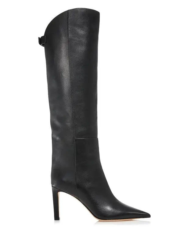 JIMMY CHOO Alizze 85 Knee High Boots - Black