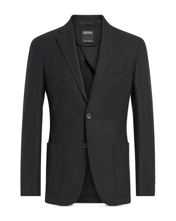 Zegna Trofeo Cashmere Blazer - Black