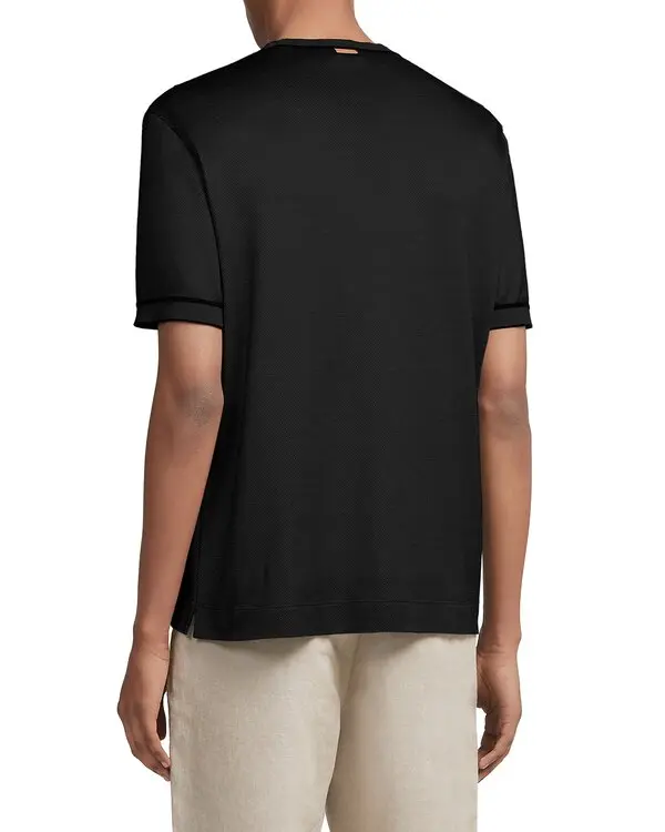 Zegna Silk Knit Tee