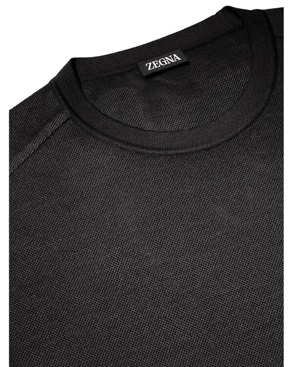 Zegna Silk Knit Tee