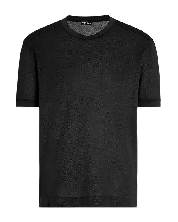 Zegna Silk Knit Tee