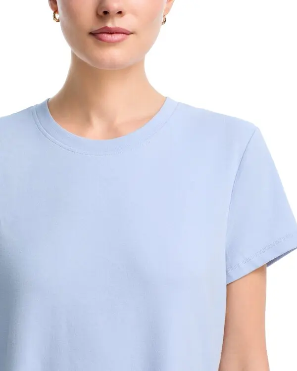 Ag Sadie Crew Cropped Tee - Blue Whisp