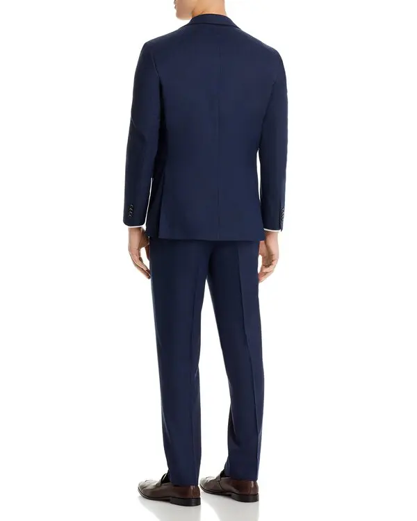 JACK VICTOR New York Regular Fit Micro Neat Suit - Blue