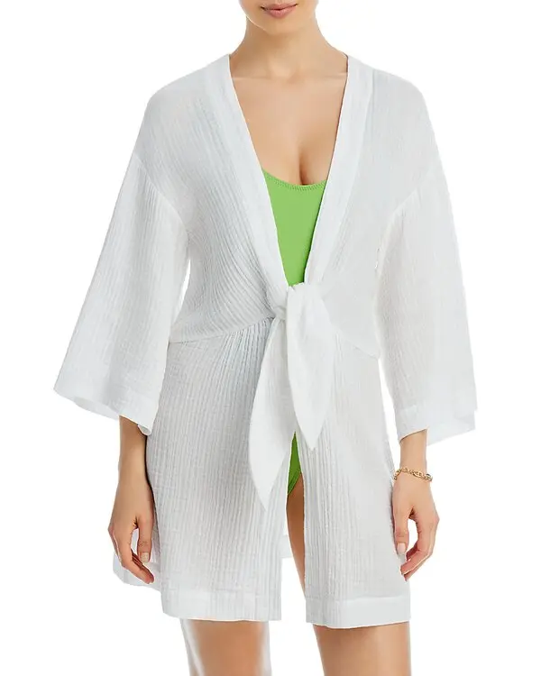 Cinq À Sept Ralpha Swim Cover-up Top - White
