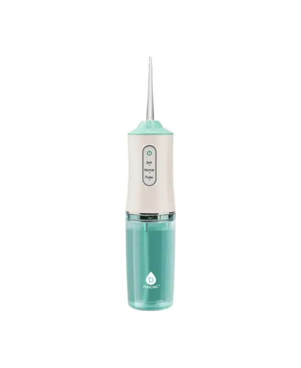 PURSONIC Usb Rechargeable Water Flosser Helps Remove Plaque & Dilute Harmful Toxins - Turquoise,aqua