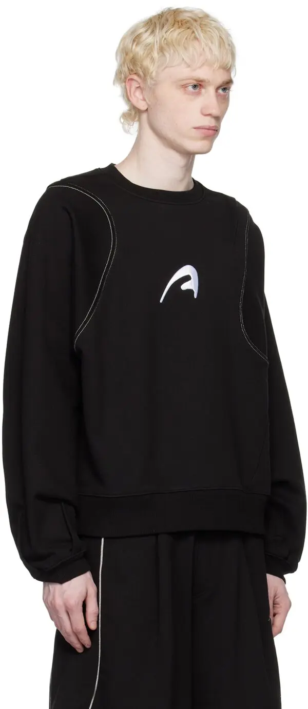Ader Error A-Peec Sweatshirt In Black - 61% Off | Editorialist
