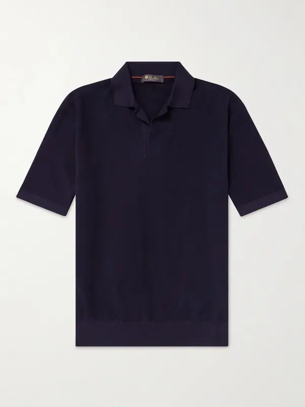 Loro Piana V-neck Polo Shirt