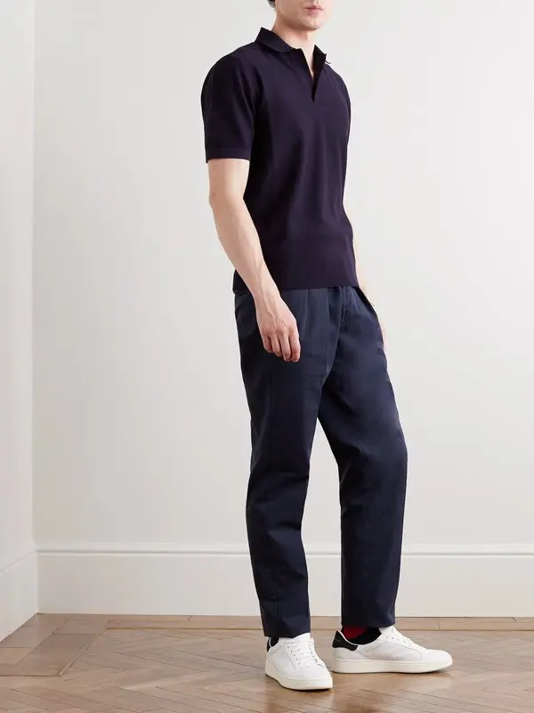 Loro Piana V-neck Polo Shirt
