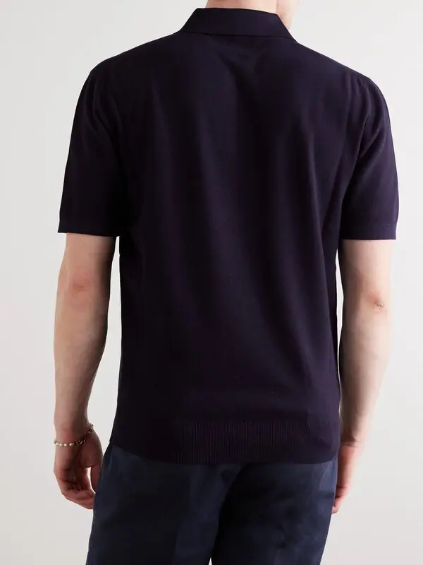 Loro Piana V-neck Polo Shirt