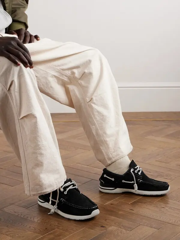 23SS visvim HOCKEY-FOLK デッキシューズ レザー HOCKNEY-FOLK | Visvim Official North American Web Store