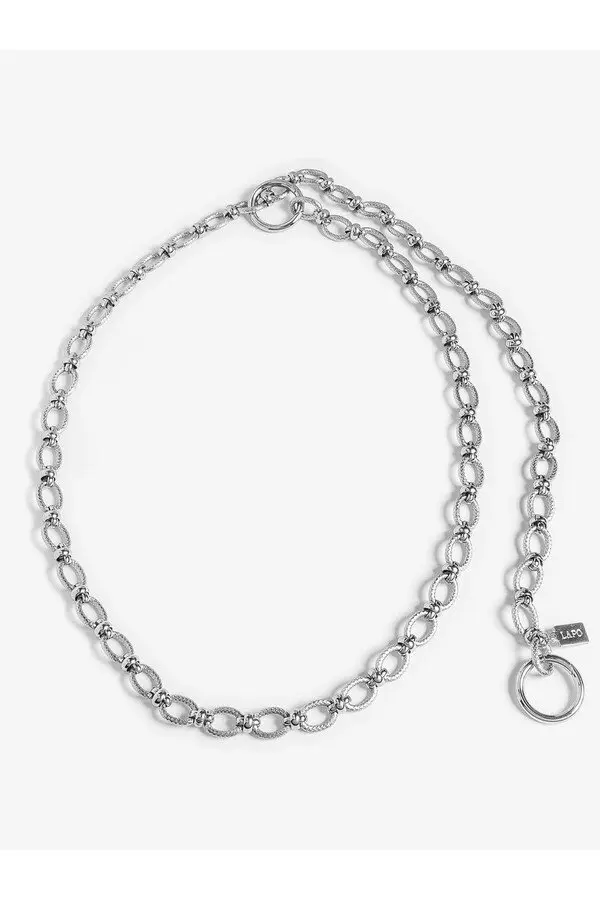 LAPO LOUNGE Nebula Chain Belt - Silver