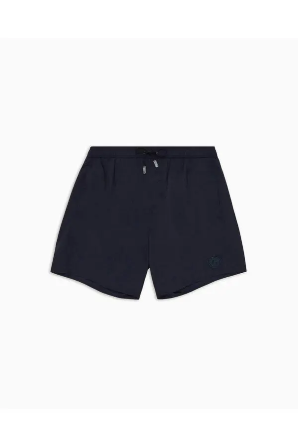 Giorgio Armani Drawstring Swim Trunks - Navy
