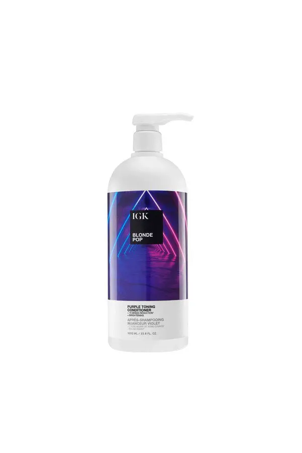 IGK Blonde Pop Toning Conditioner Jumbo - Purple