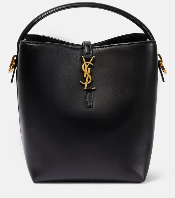 Saint Laurent Le 37 Leather Bucket Bag
