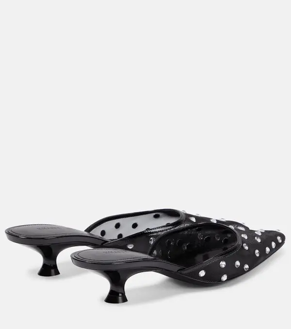 Khaite Minna Embellished Mules