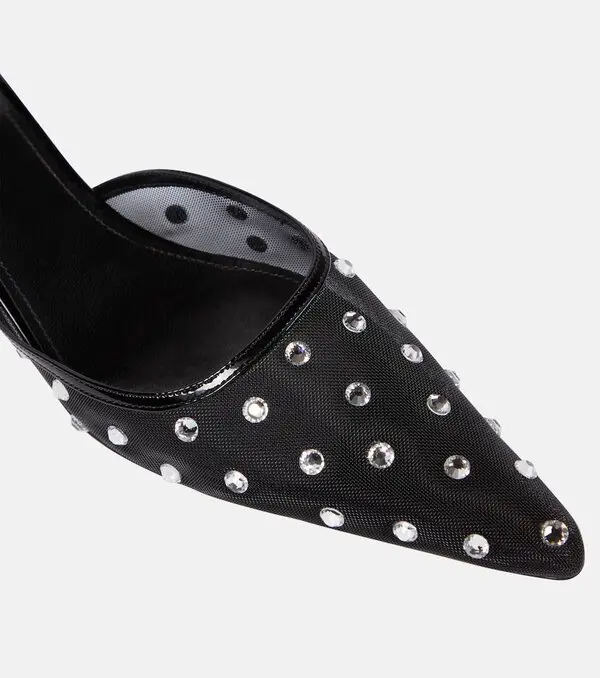 Khaite Minna Embellished Mules