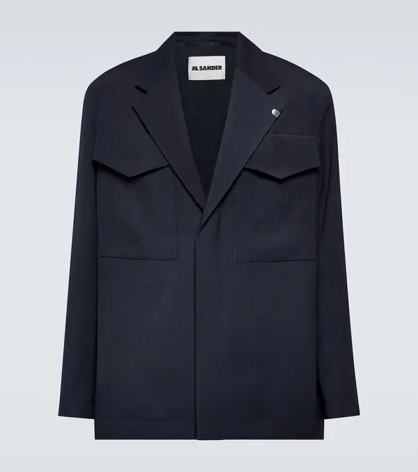 JIL SANDER Wool Gabardine Jacket