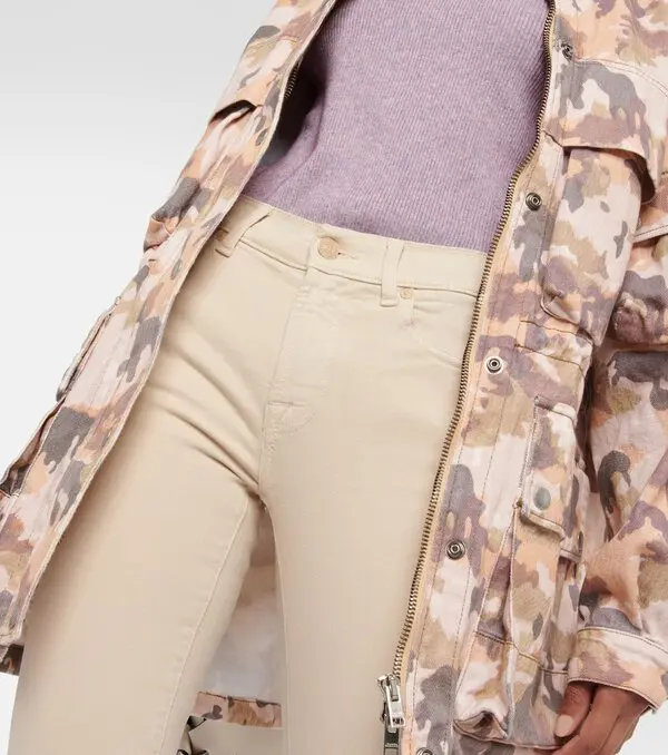 7 For All Mankind Roxanne Mid-rise Slim Jeans