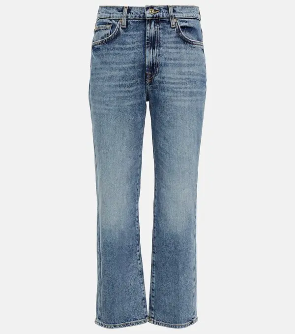 7 For All Mankind Logan Stovepipe Straight Jeans