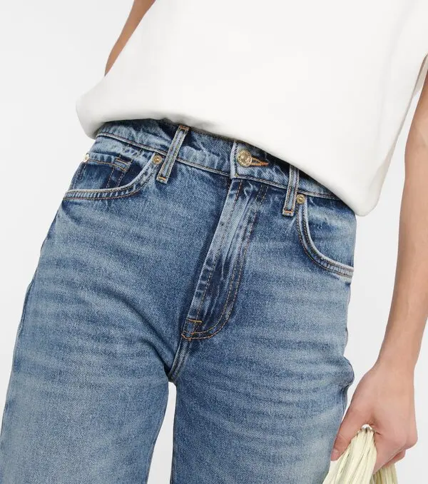7 For All Mankind Logan Stovepipe Straight Jeans