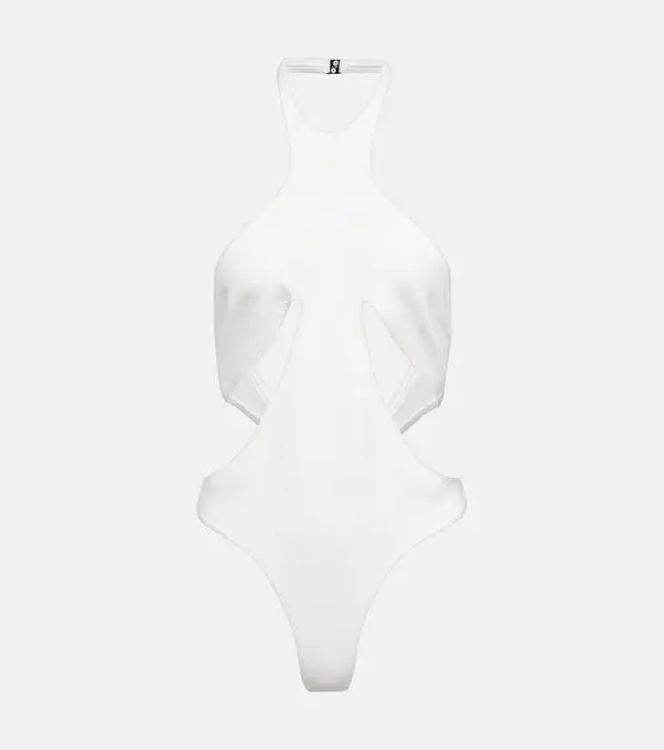 MUGLER Cutout One-piece Swimsuit - White