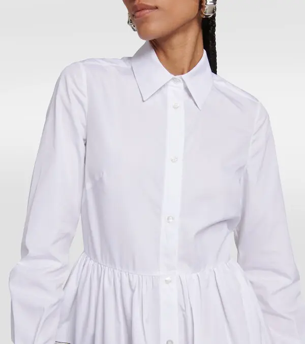 Erdem Sutton Printed Cotton Shirt Dress