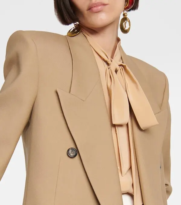 Saint Laurent Double-breasted Wool Blazer