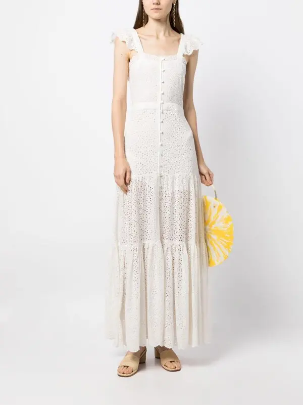Veronica Beard Broderie Anglaise Maxi Dress