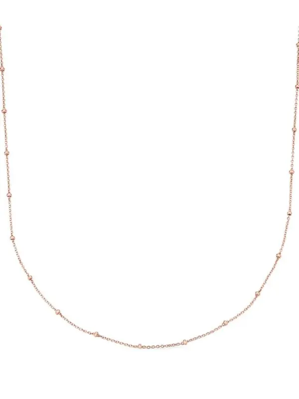 Monica Vinader Fine-chain 18kt Rose Gold Vermeil Necklace - Pink