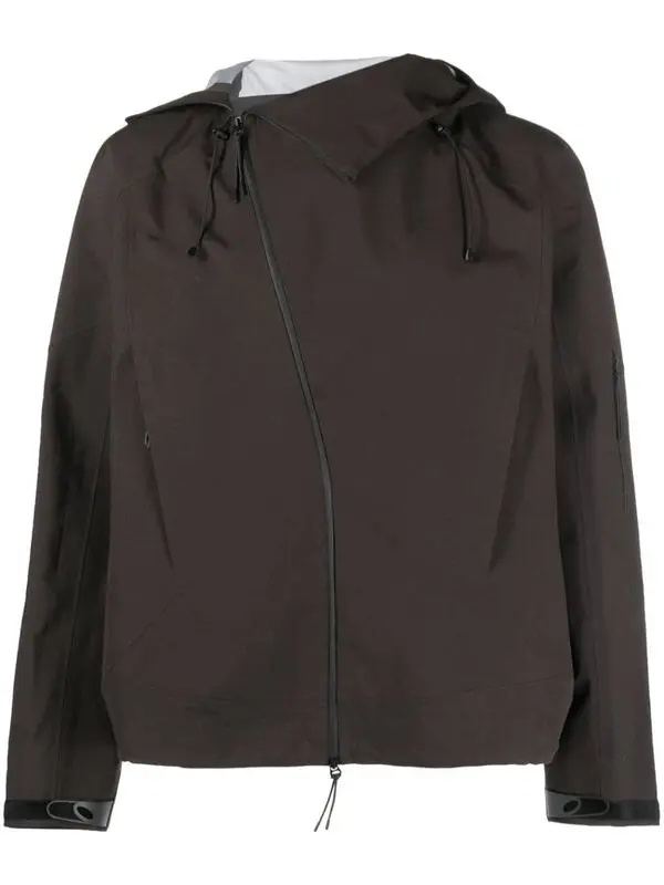 J.L-A.L Torrent Drawtring Hooded Jacket In Black - 43% Off