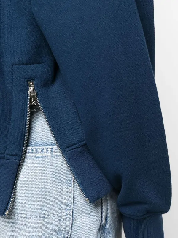 WOOYOUNGMI Cotton Jersey Embroidered Logo Hoodie