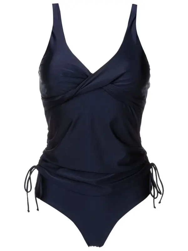 LYGIA & NANNY Bruma Twist-detail Tankini - Blue