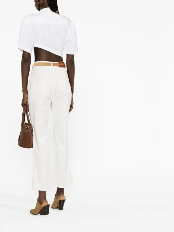 Etro High-waist Cropped Jeans