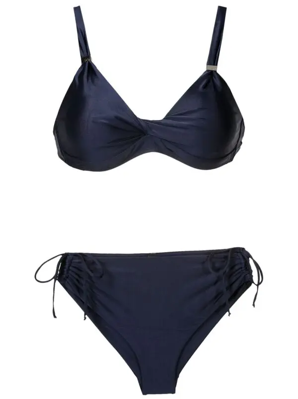 LYGIA & NANNY Marcela Two-piece Bikini Set - Blue