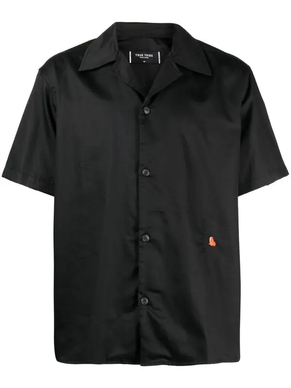 TRIBE AND TRUE Pablo Floral-embroidered Shirt