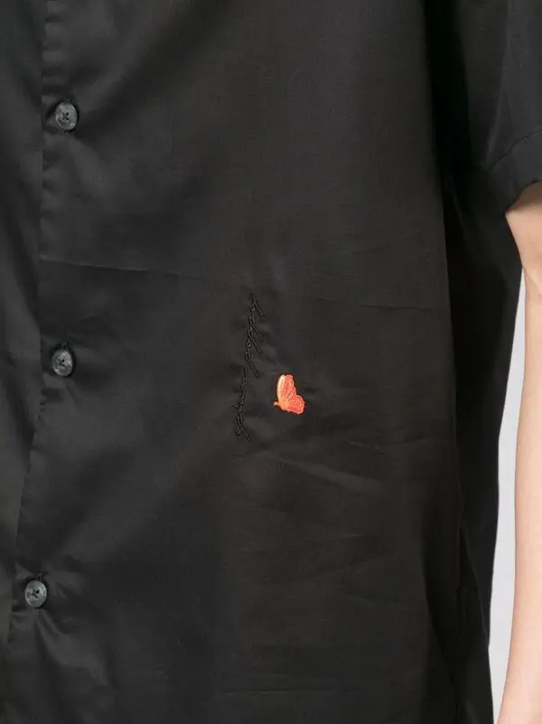 TRIBE AND TRUE Pablo Floral-embroidered Shirt