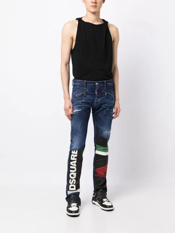 Dsquared2 Mid-rise Slim-cut Jeans