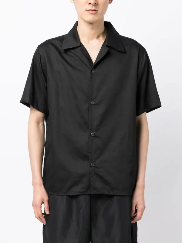 TRIBE AND TRUE Embroidered-motif Cotton Shirt