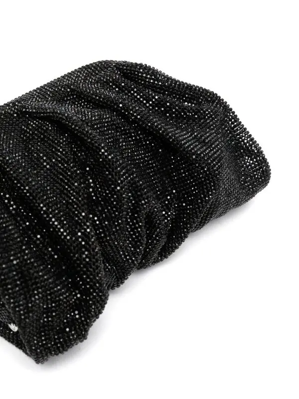 Benedetta Bruzziches Venus Petite Crystal Clutch Bag - Black