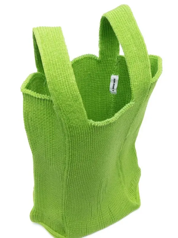 A. ROEGE HOVE Emma Knitted Tote Bag - Green