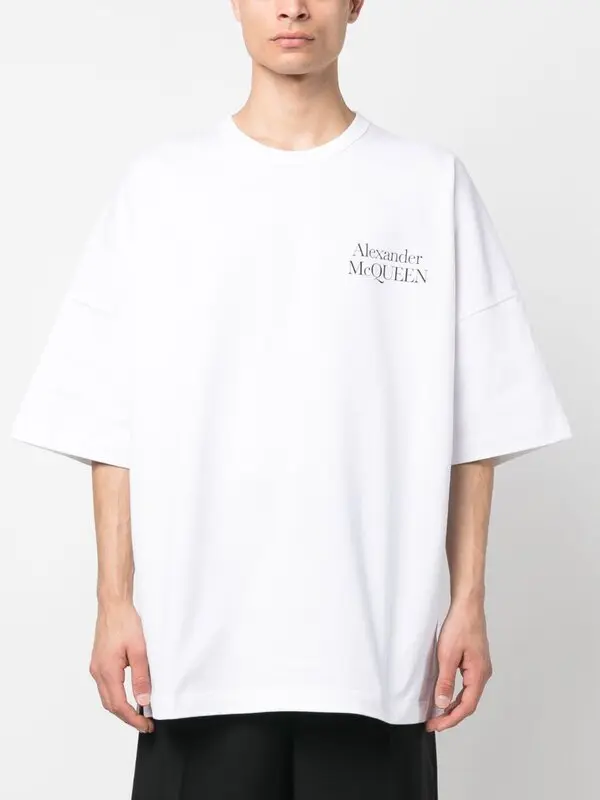 Alexander McQueen Logo-print Cotton T-shirt