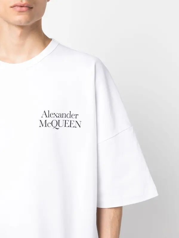 Alexander McQueen Logo-print Cotton T-shirt